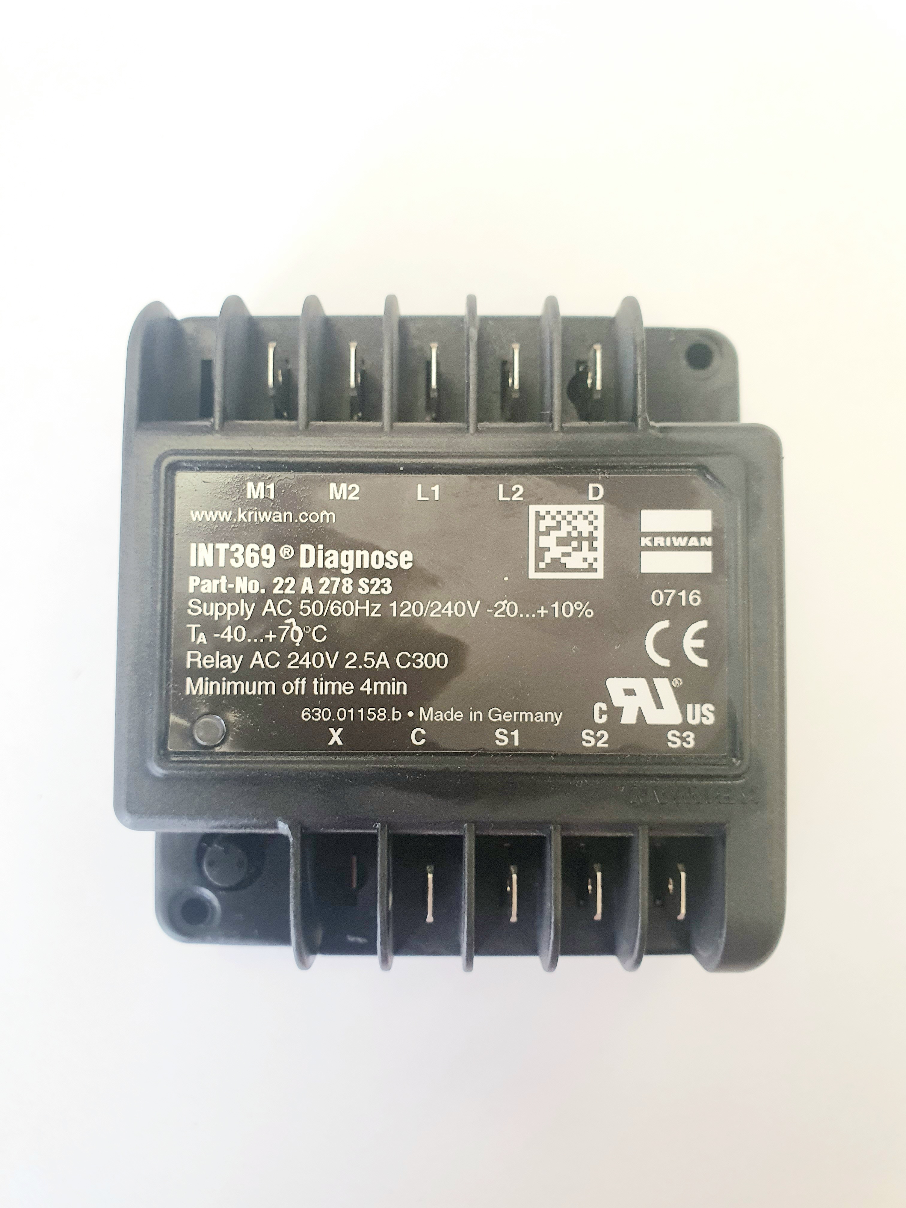 Aces - Kriwan INT 369 Diagnose (Supersedes INT 369-R 22A276S23)