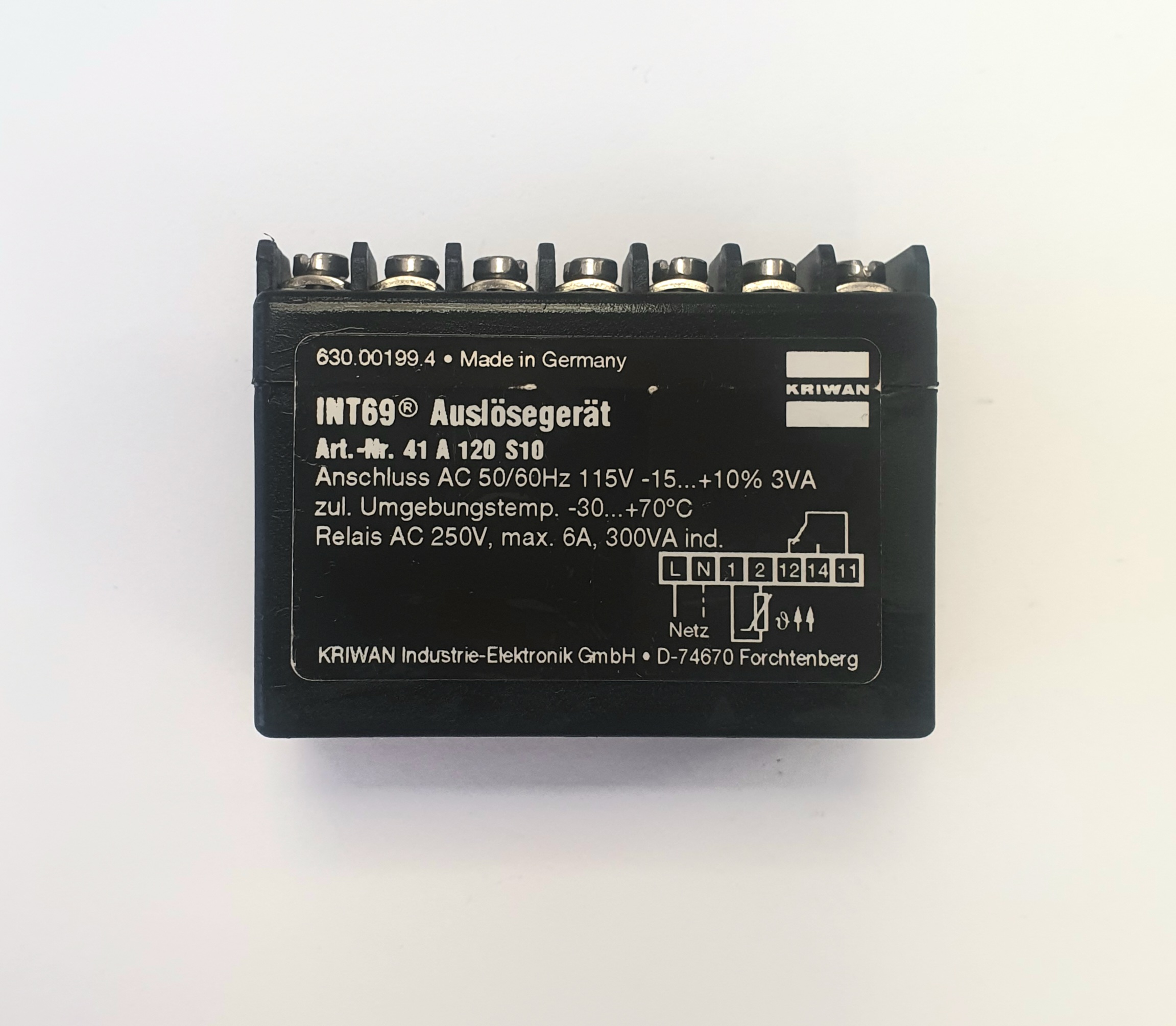 Aces - Kriwan INT 69 Standard Thermistor Module 115V (Superseded by ...