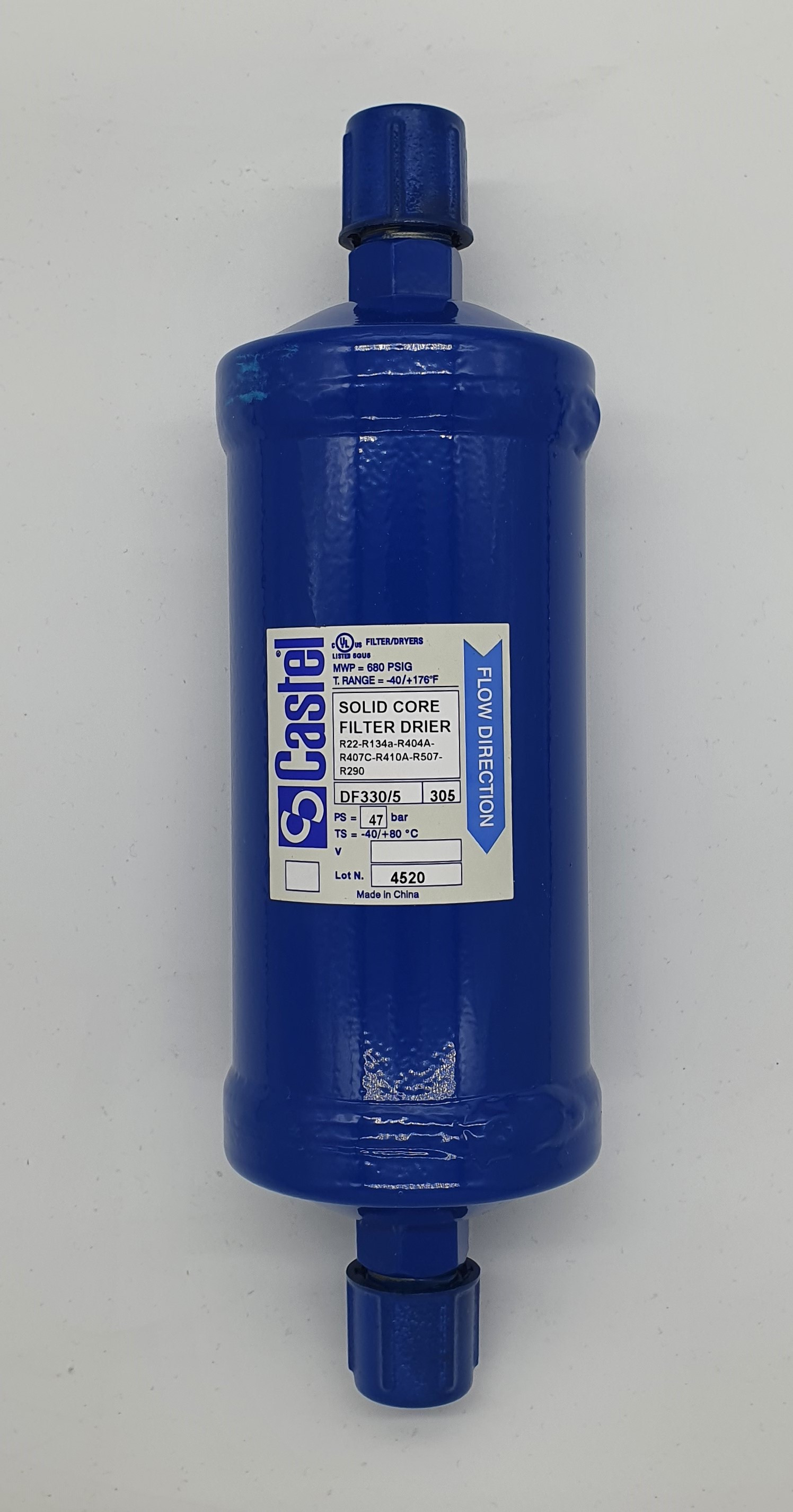 Aces - Castel DF330/5 Solid Core Filter Drier 5/8" flare, replaces 4332/5
