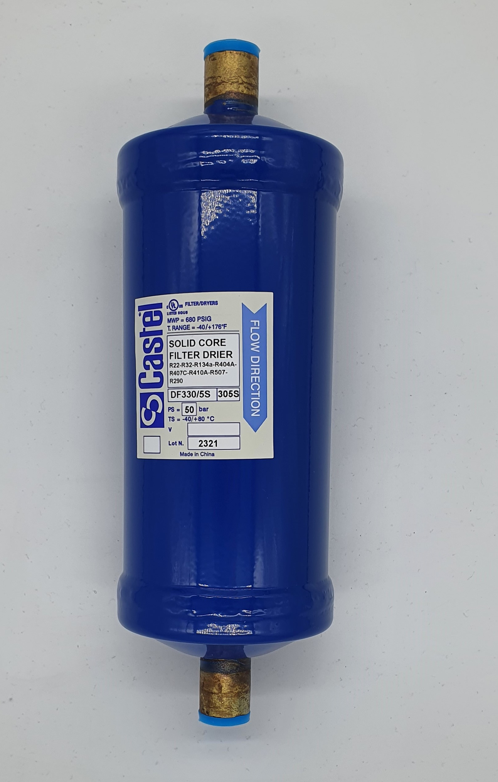 Aces - Castel DF330/5S Solid Core Filter Drier, 5/8"-16mm ODS (replaces ...