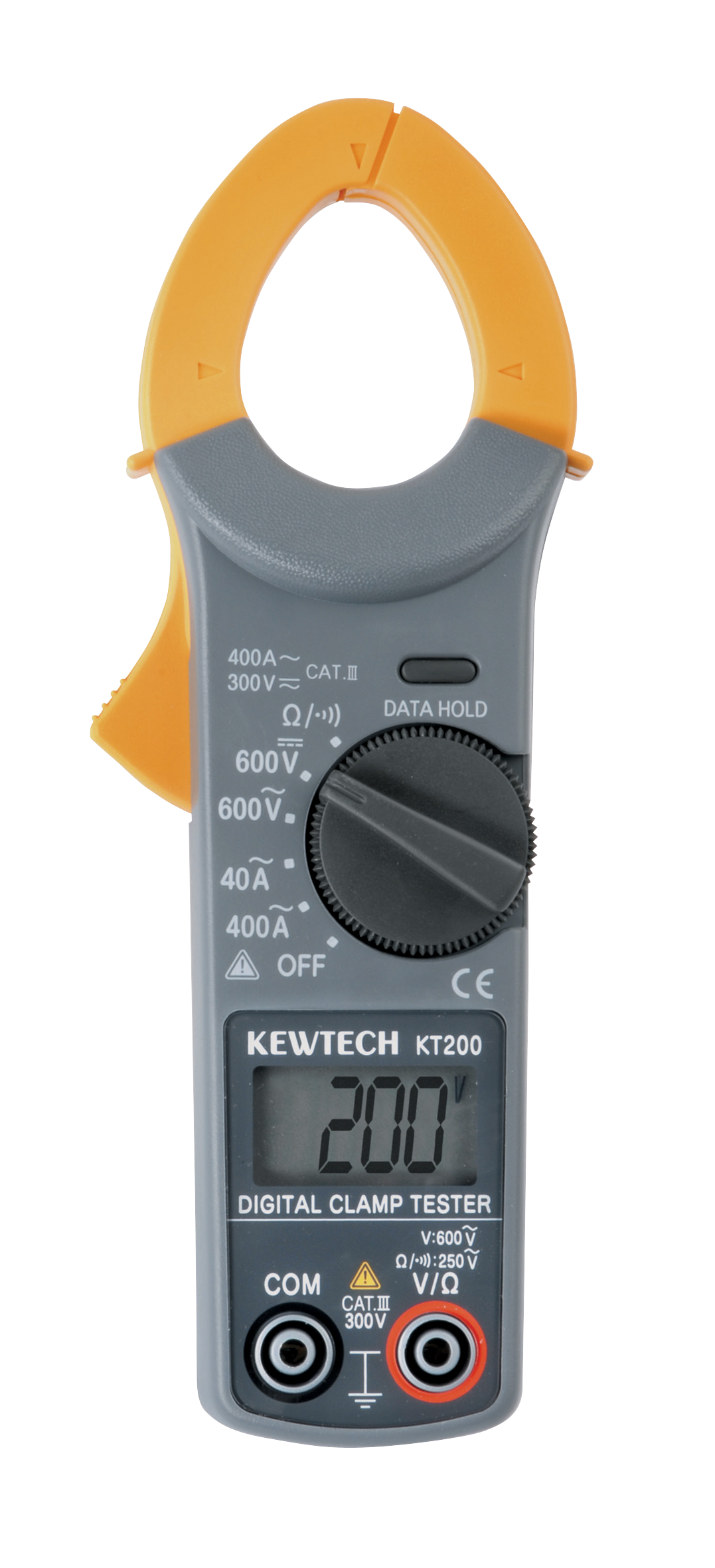 Aces - Kewtech KT200 Digital AC 400A 600V Clamp Meter 33mm (without ...