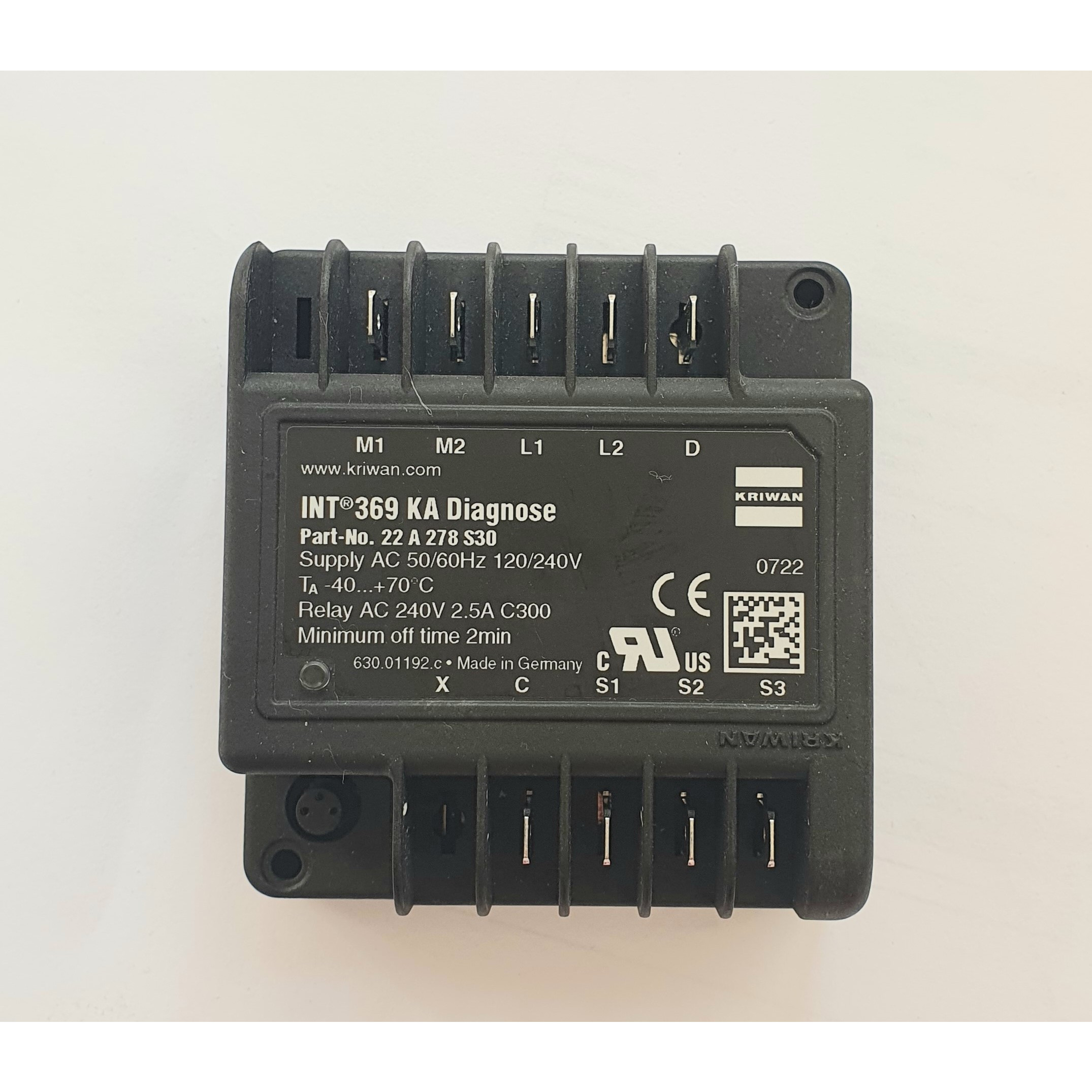 Aces - Kriwan INT 369-KA Diagnose (supersedes INT 369-C 99A270S24, also ...