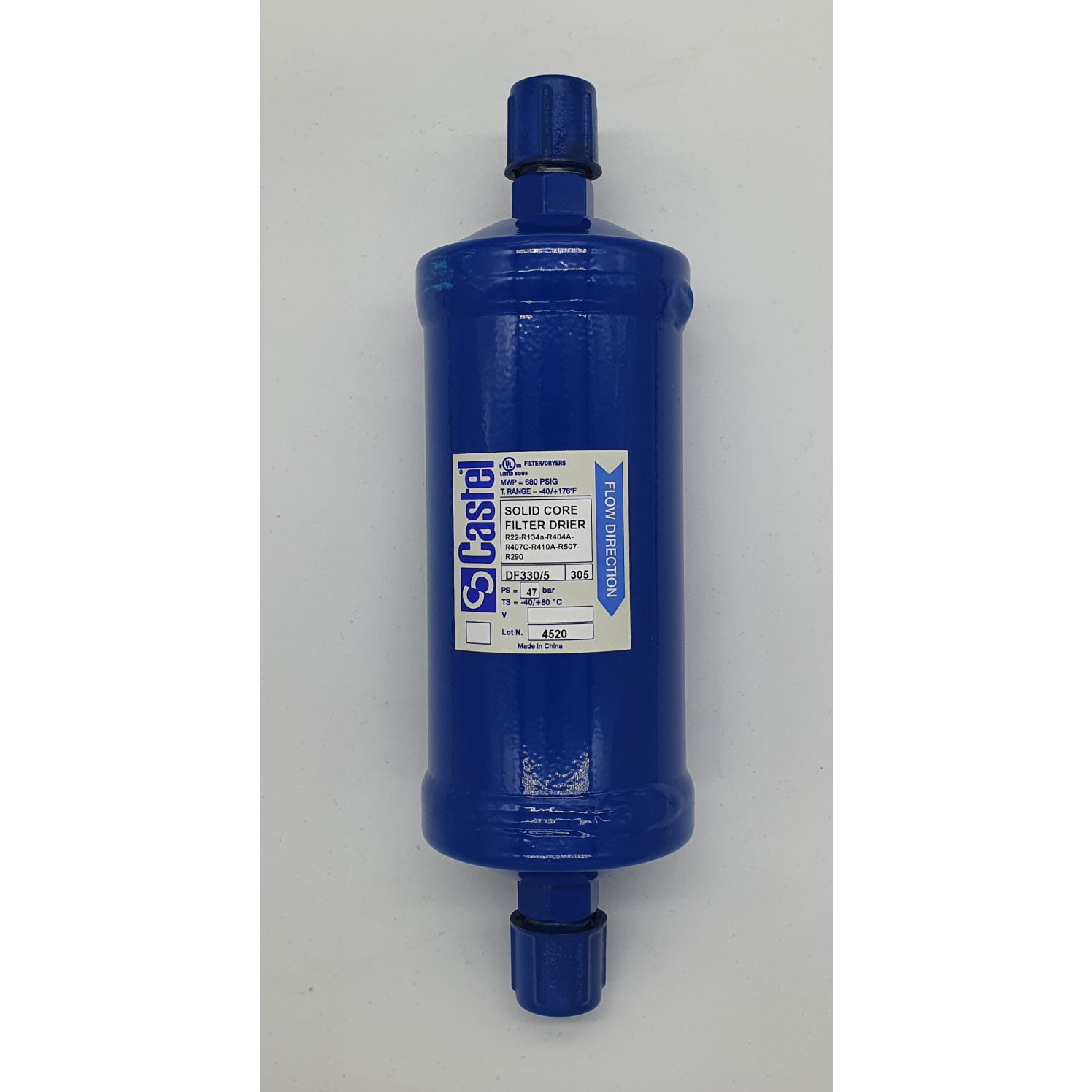 Aces - Castel DF330/5 Solid Core Filter Drier 5/8" flare, replaces 4332/5