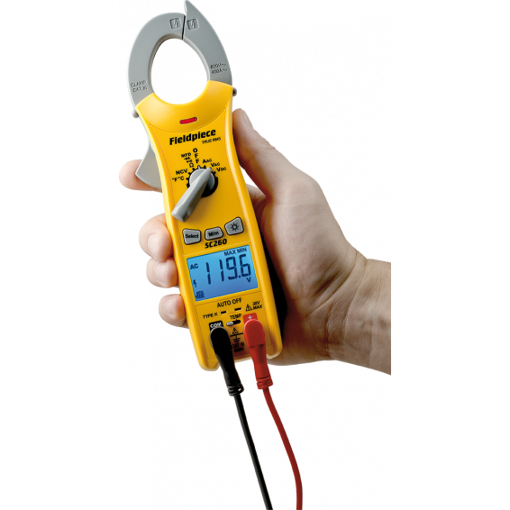 Aces - Fieldpiece SC260 Compact CIamp Meter TRMS Mag