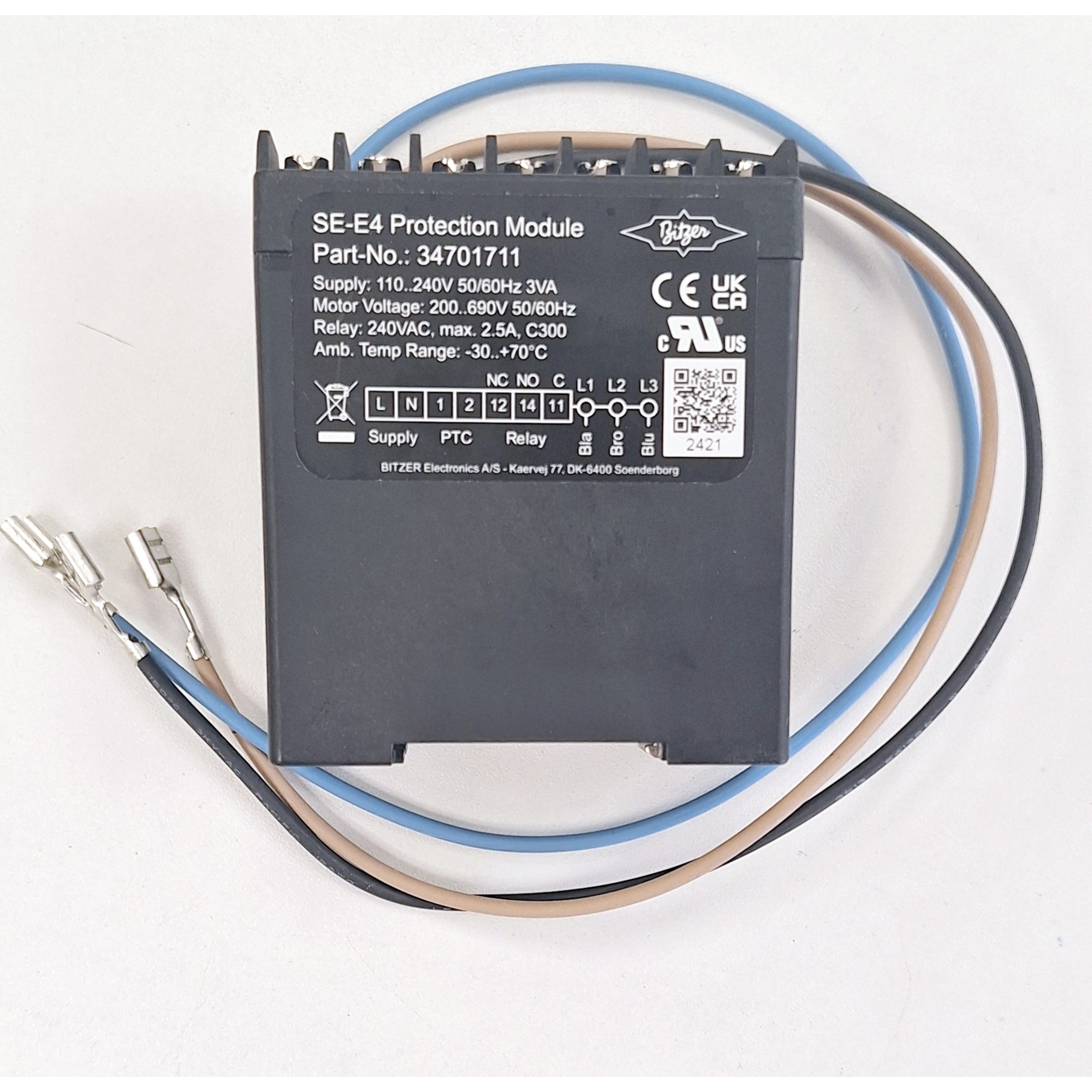 Aces - Bitzer SE-E4 Temperature & Phase Rotation Module 110-240V 347017 ...